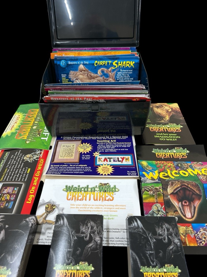 468+ WEIRD N WILD CREATURES CARDS 220+ TRADING CARDS & 248 BIG CARDS w ...