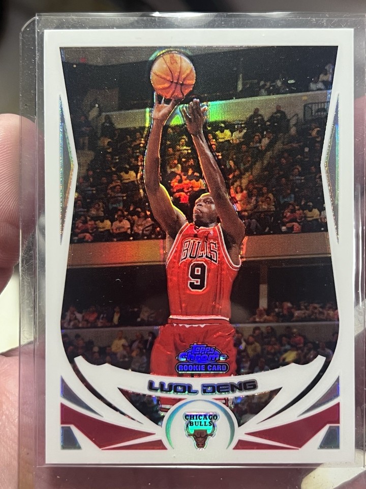 2004-05 Topps Chrome LUOL DENG Rookie Refractor RC #172! Chicago Bulls ...