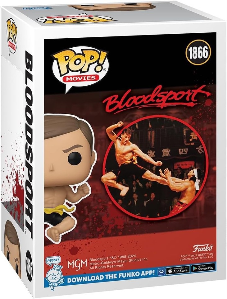 Funko POP! Movies: Bloodsport - Frank Dux - Collectable Vinyl Figure ...