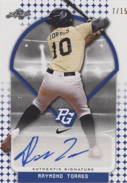 2018 Leaf Perfect Game National Showcase - Autographs Raymond Torres # ...