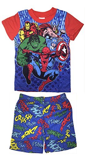 Marvel Comic Book Avengers Superhero Pajama Set, Size Medium 8 | eBay