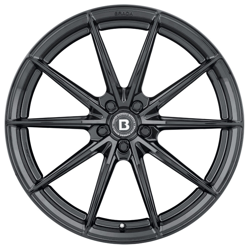 20" Brada CX1 20x9 20x11 Black Forged Concave Wheels Rims Fits Audi R8 ...