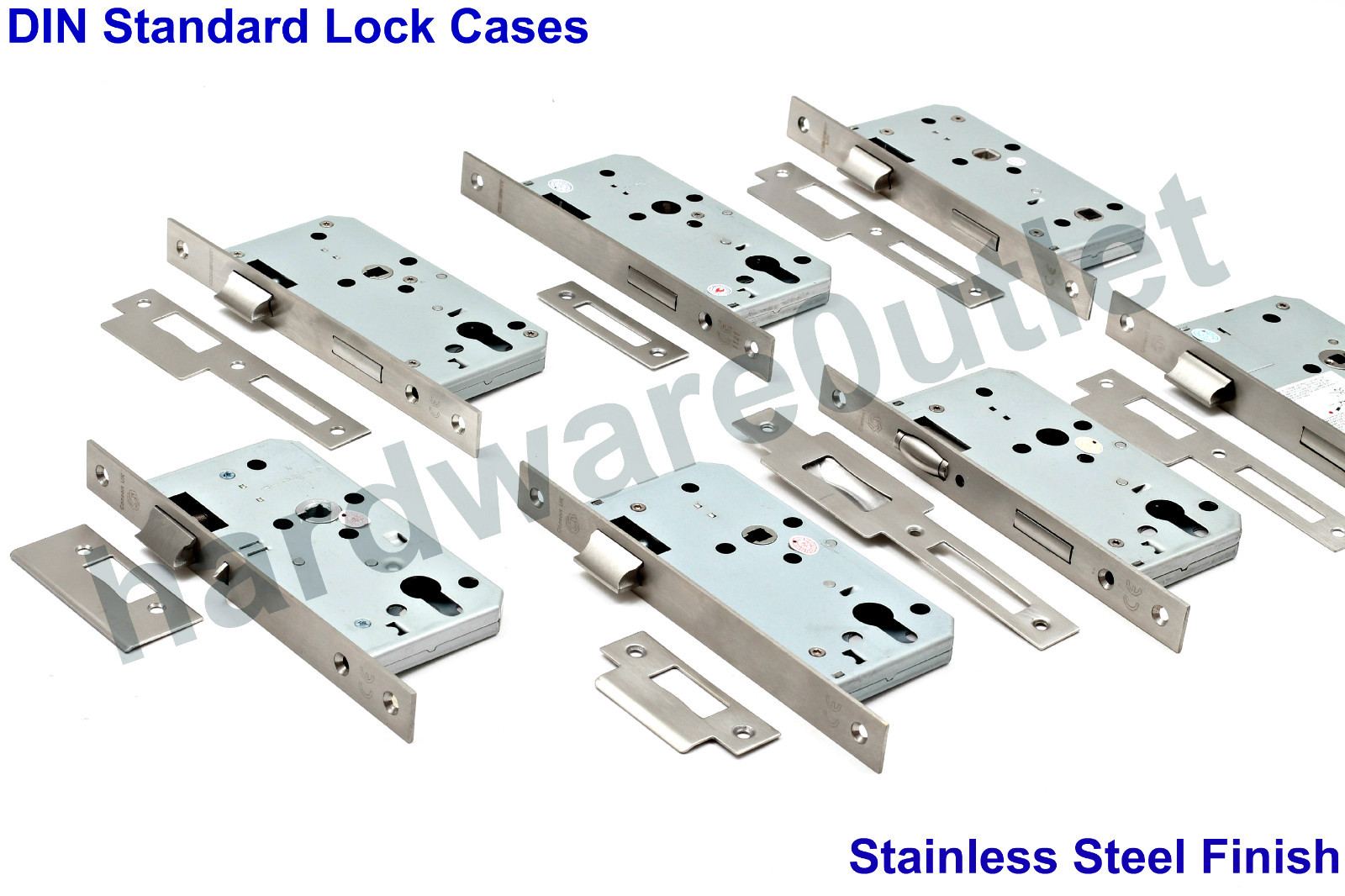 CLEARANCE DIN Standard Lock Cases CE Marked & 60 Min Fire Stainless ...