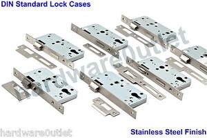 DIN Standard Lock Cases CE Marked & 60 Min Fire Rated Stainless Steel ...