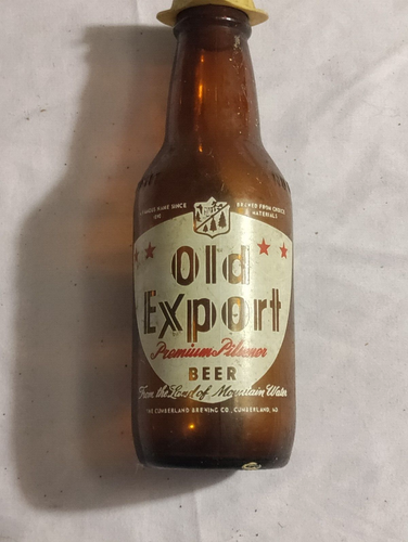 Vintage Old Export Premium Beer Bottle Cumberland MD Empty | eBay