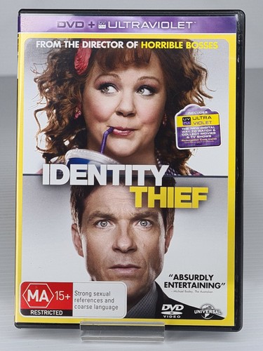 Identity Thief DVD Melissa McCarthy Robert Patrick Jason Bateman Jon ...