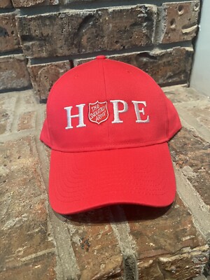 The Salvation Army Unisex Red Hat Adjustable Baseball Cap Dad Hat | eBay