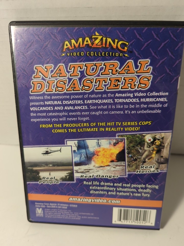 Amazing Video Collection: Natural Disasters - DVD - Color Ntsc - SUPER ...