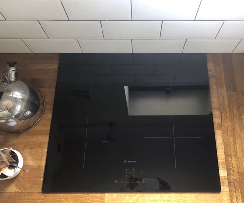 Bosch PUE611BF1B 59cm Frameless Four Zone Induction Hob - Black for ...