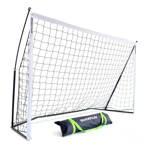 Kickster Soccer Goal, Black/White, Fiberglass & Alloy Steel, Ultra ...