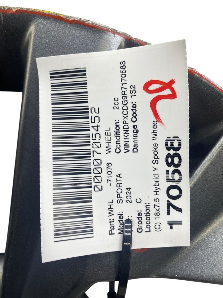 2023 2024 2025 Kia Sportage (C) 18x7.5 Hybrid Y Spoke Wheel Rim ...