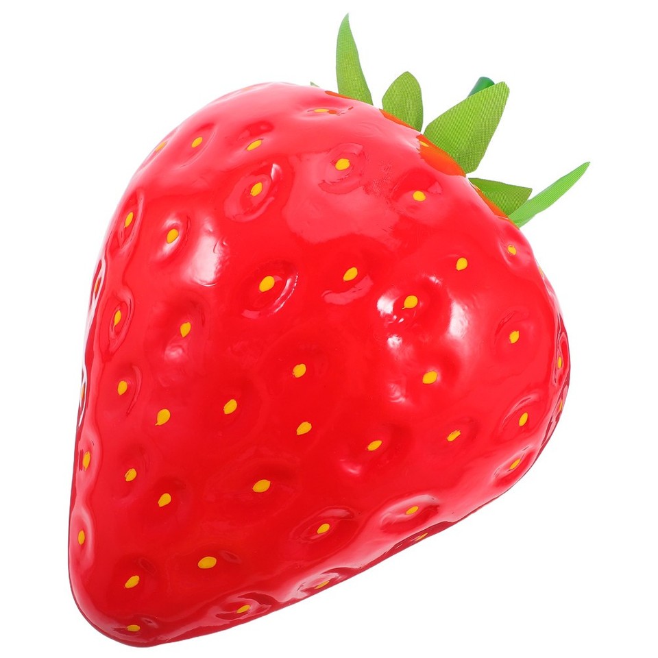 Strawberry Party Supplies Artificial Fruit for Display Fake Decor ...