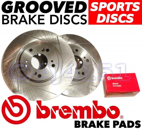 Civic TYPE R EP3 2001-05 FRONT GROOVED Brake Discs & BREMBO Pads ...