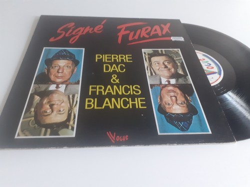 LP 33 TOURS Pierre Dac & Francis Blanche – Signé Furax | eBay