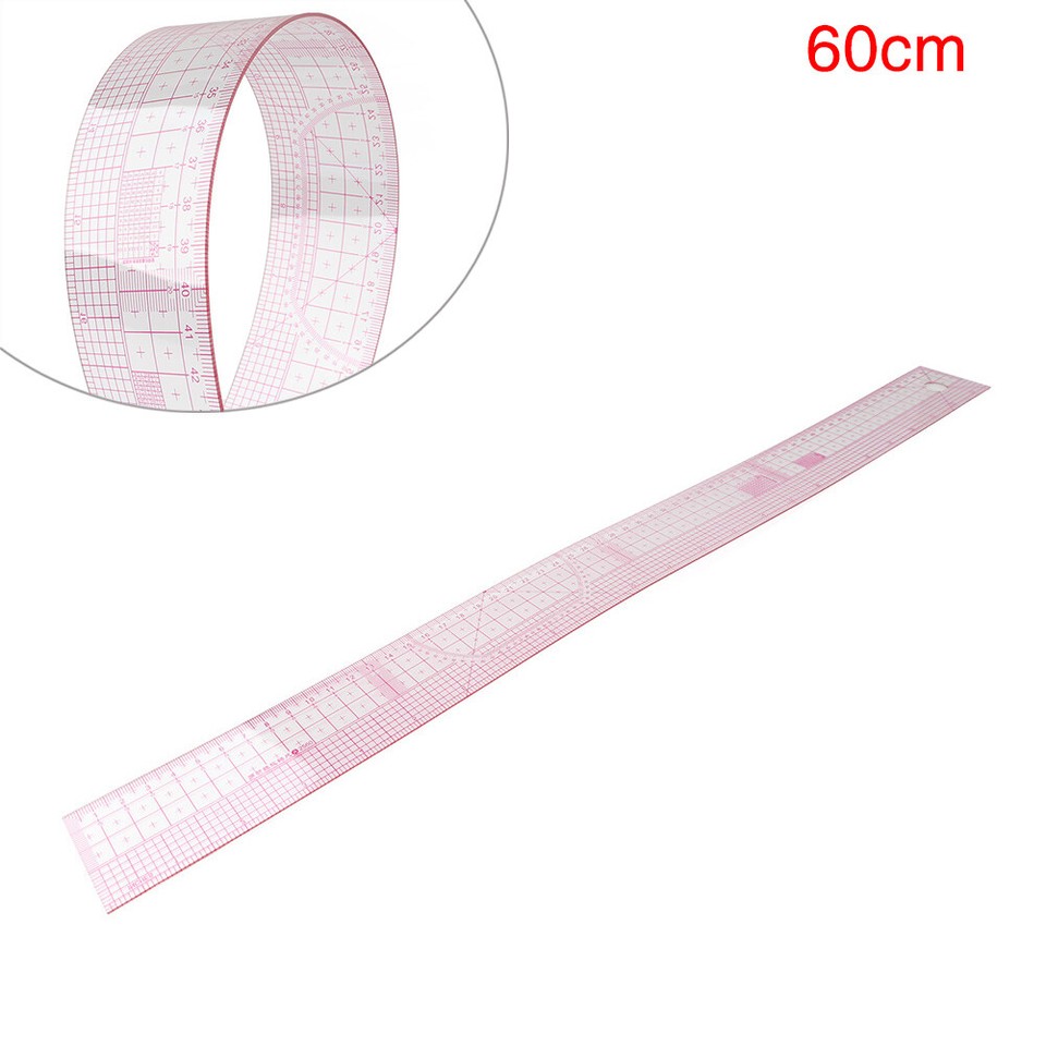 C-Thru English-Metric Beveled Ruler Calibrated For Designers & Pattern ...