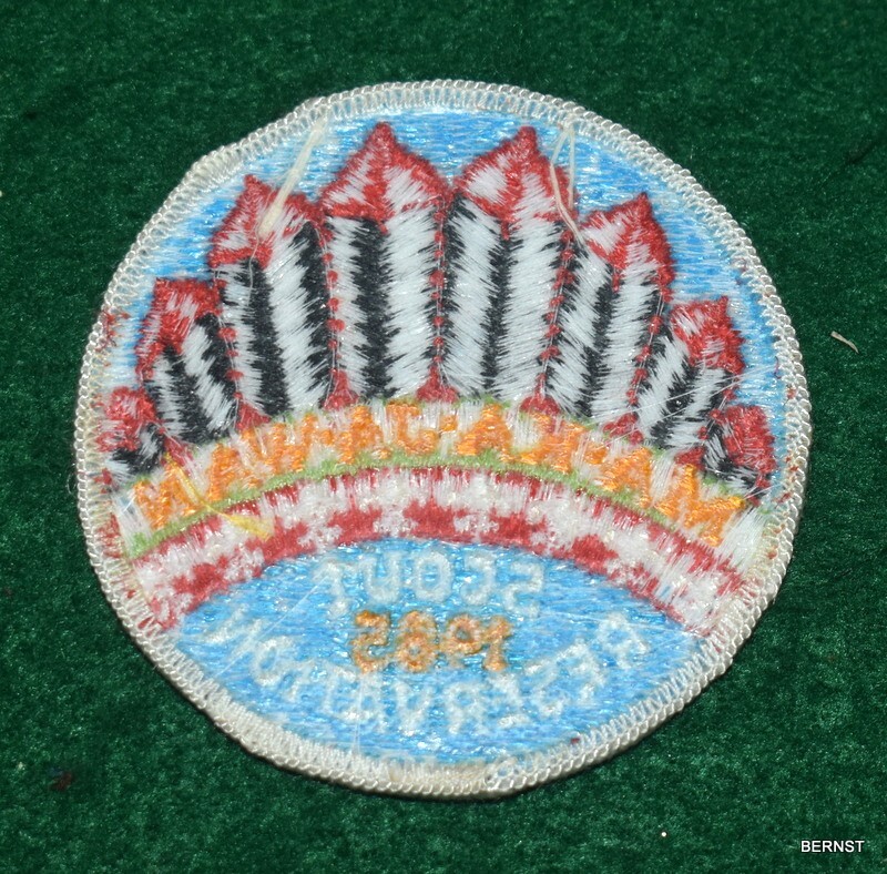 VINTAGE BOY SCOUT CAMP PATCH - 1985 MA-KA-JA-WAN SCOUT RSERVATION | eBay