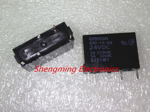 10pcs 4pins 24V G6D-1A-ASI-24VDC 5A 250VAC OMRON Relay | eBay