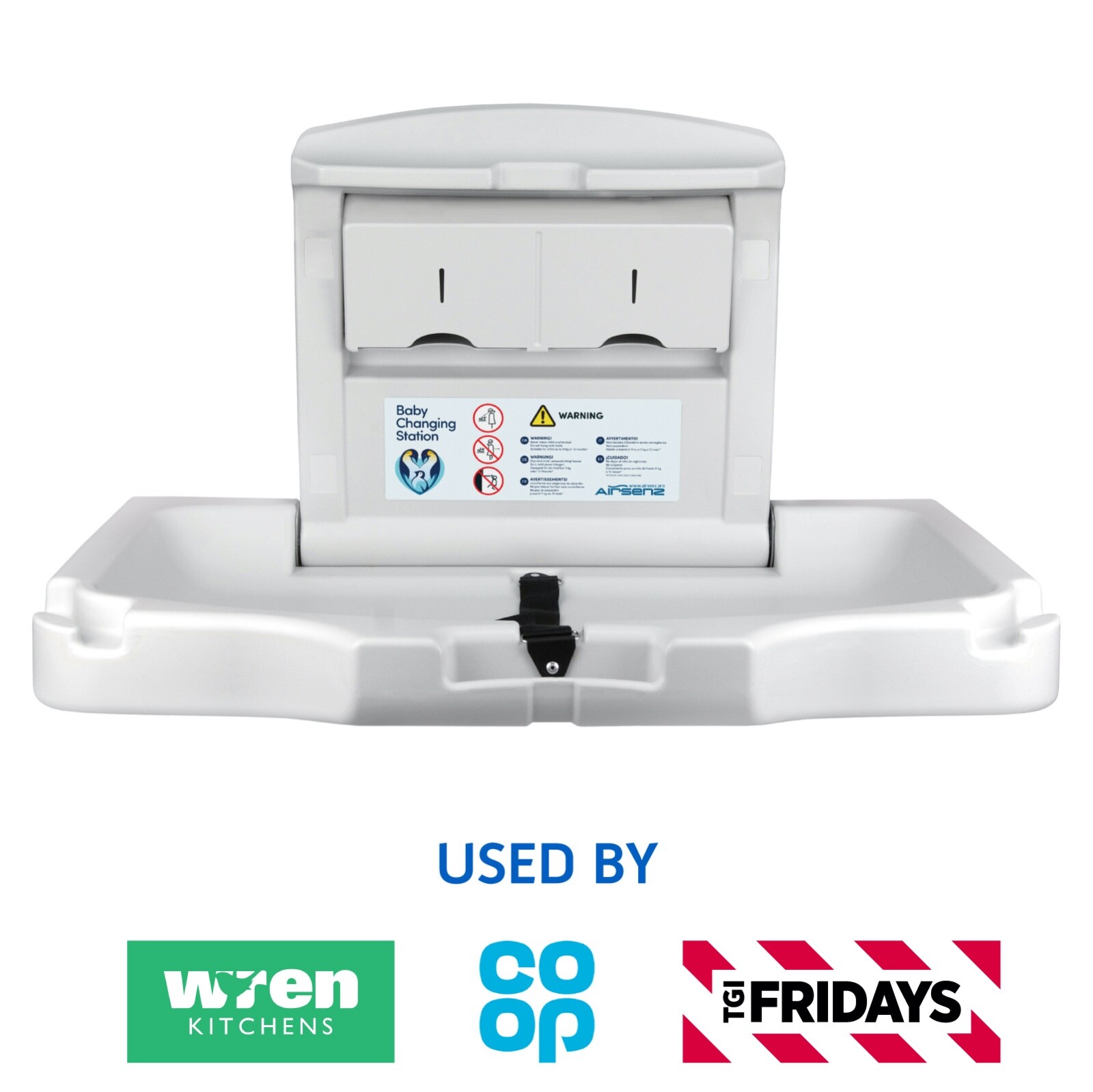 WALL MOUNTED BABY CHANGING TABLE UNIT CHANGER NAPPY STATION COMMERCIAL ...