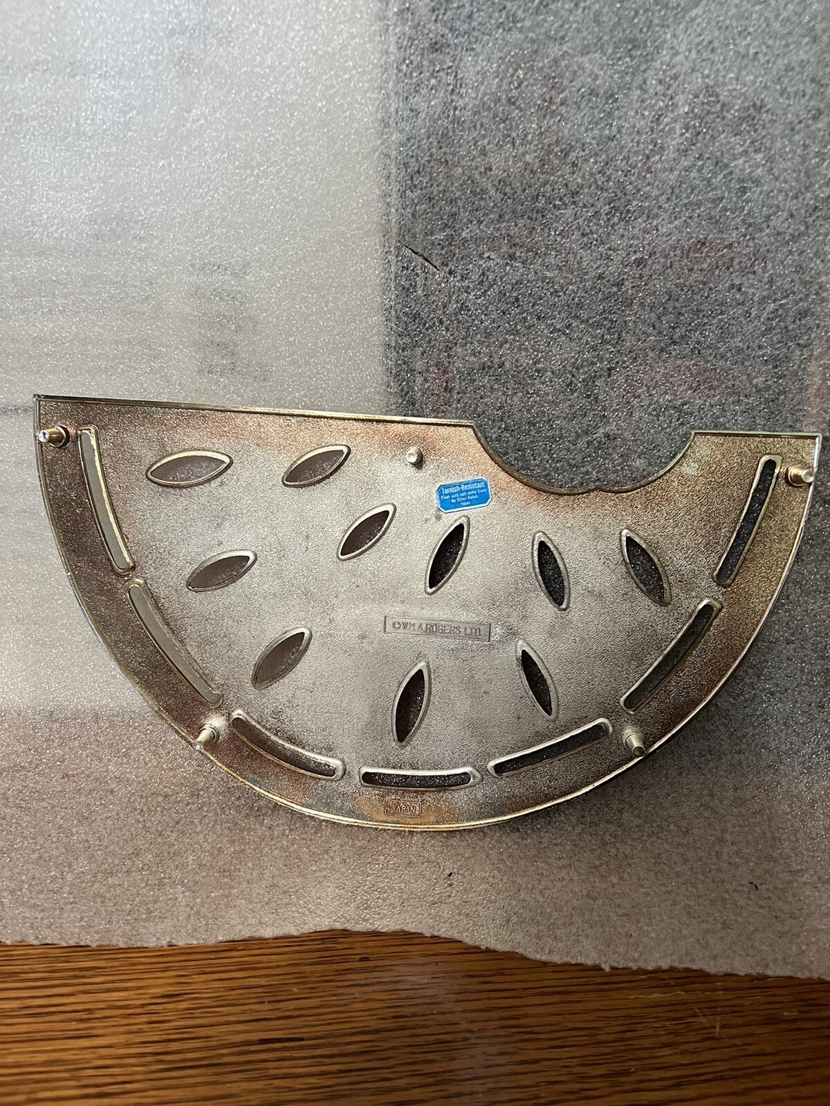 Vintage WM. A. Rogers Oneida Silversmiths Watermelon Trivet | eBay