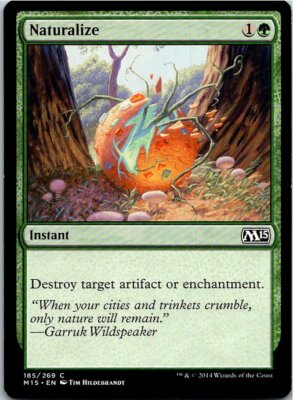 Naturalize Magic The Gathering 2015 Card Light Play X1 | eBay