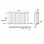 Oval Column Radiator Horizontal Vertical Design Tall Upright Central ...