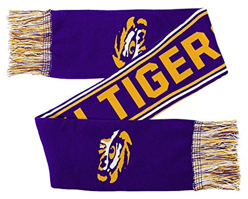 NCAA by Outerstuff NCAA Lsu Tigers Youth Boys Jacquard Scarf, Multi ...