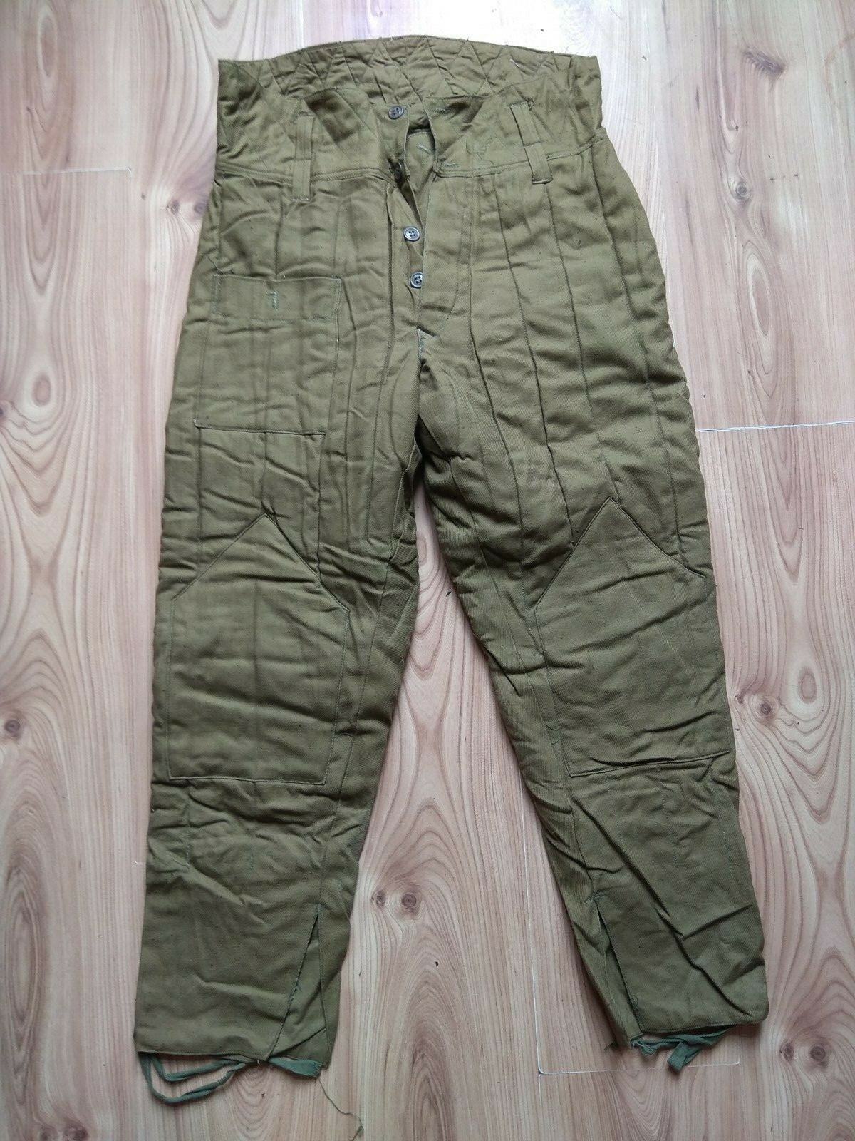 Vintage Soviet Army USSR Uniform pants Military VATNIK TELOGREIKA | eBay