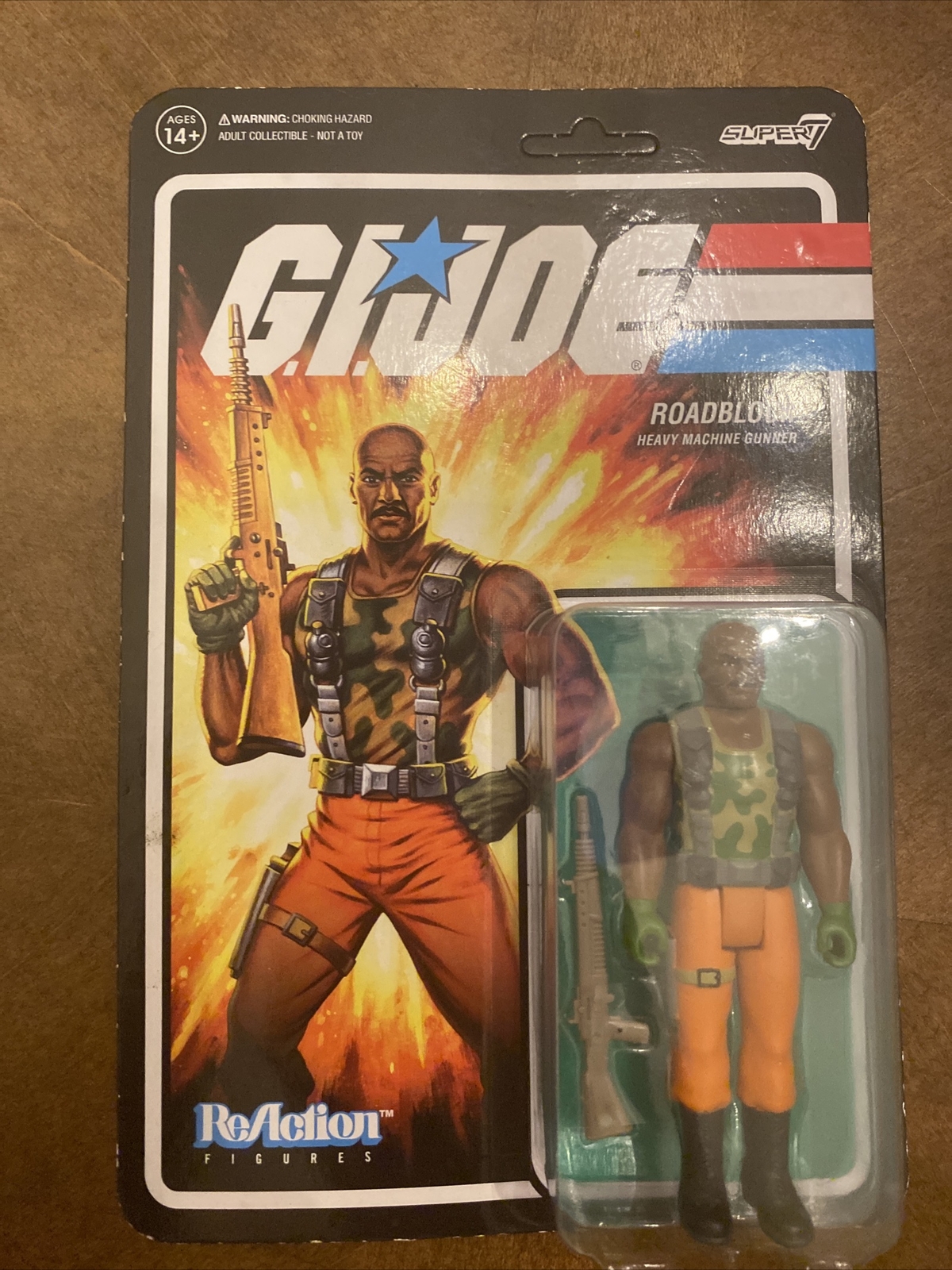 Super 7 Reaction 3.75" Action Figure: G.I. Joe Wave 3 - Roadblock | eBay