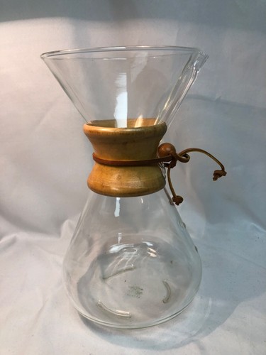 Large Green stamp Chemex coffee maker Pyrex 11 1/2" pour over mcm | eBay