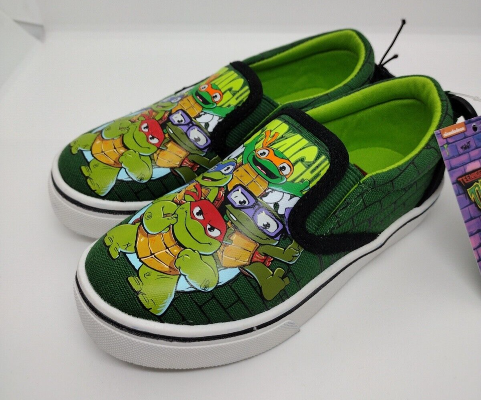Teenage Mutant Ninja Turtles Mutant Mayhem Toddler Boys Slip on Shoes ...