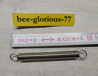 1x Zugfeder Feder Sprungfeder 10x 95mm Federstahl DIN 2097 verzinkt ...