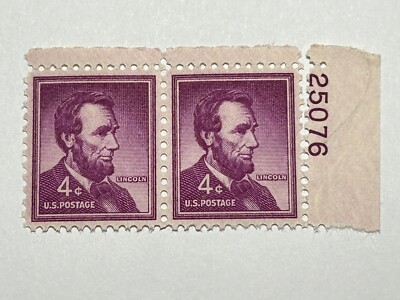Abraham Lincoln 4 Cents Stamp U.S. Postage Purple Very Rare 2X | eBay