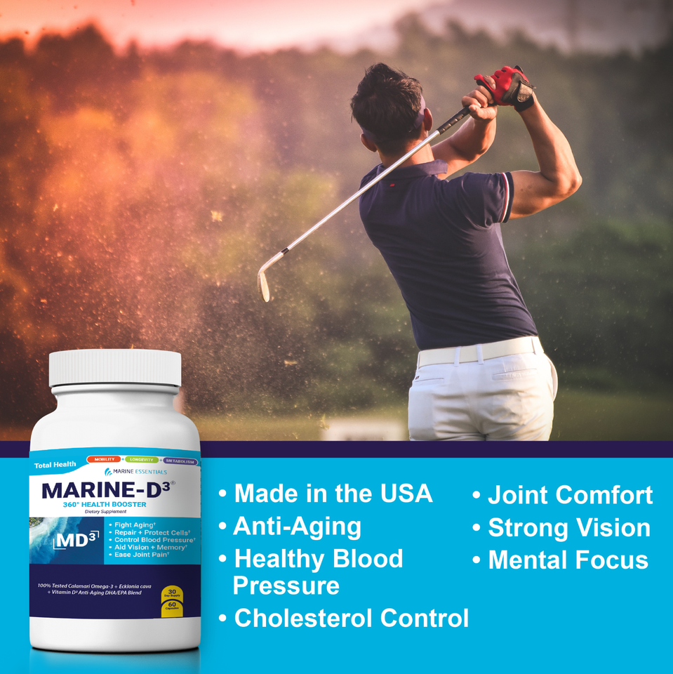 Marine Essentials | Marine-D3 | Anti-Aging | Omega-3 | 2 Bottles (120 ...