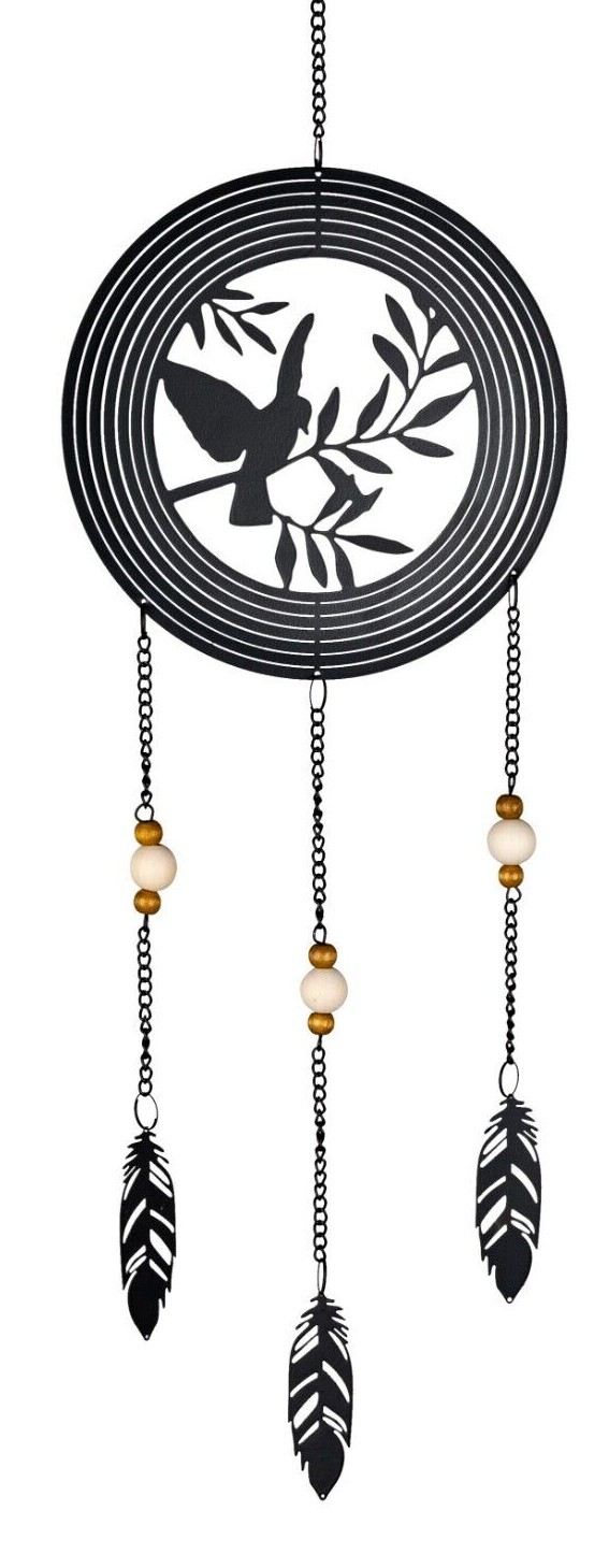 Formano Deko Girlande Hänger Kreis ca. 90 cm lang Metall schwarz 562678 ...