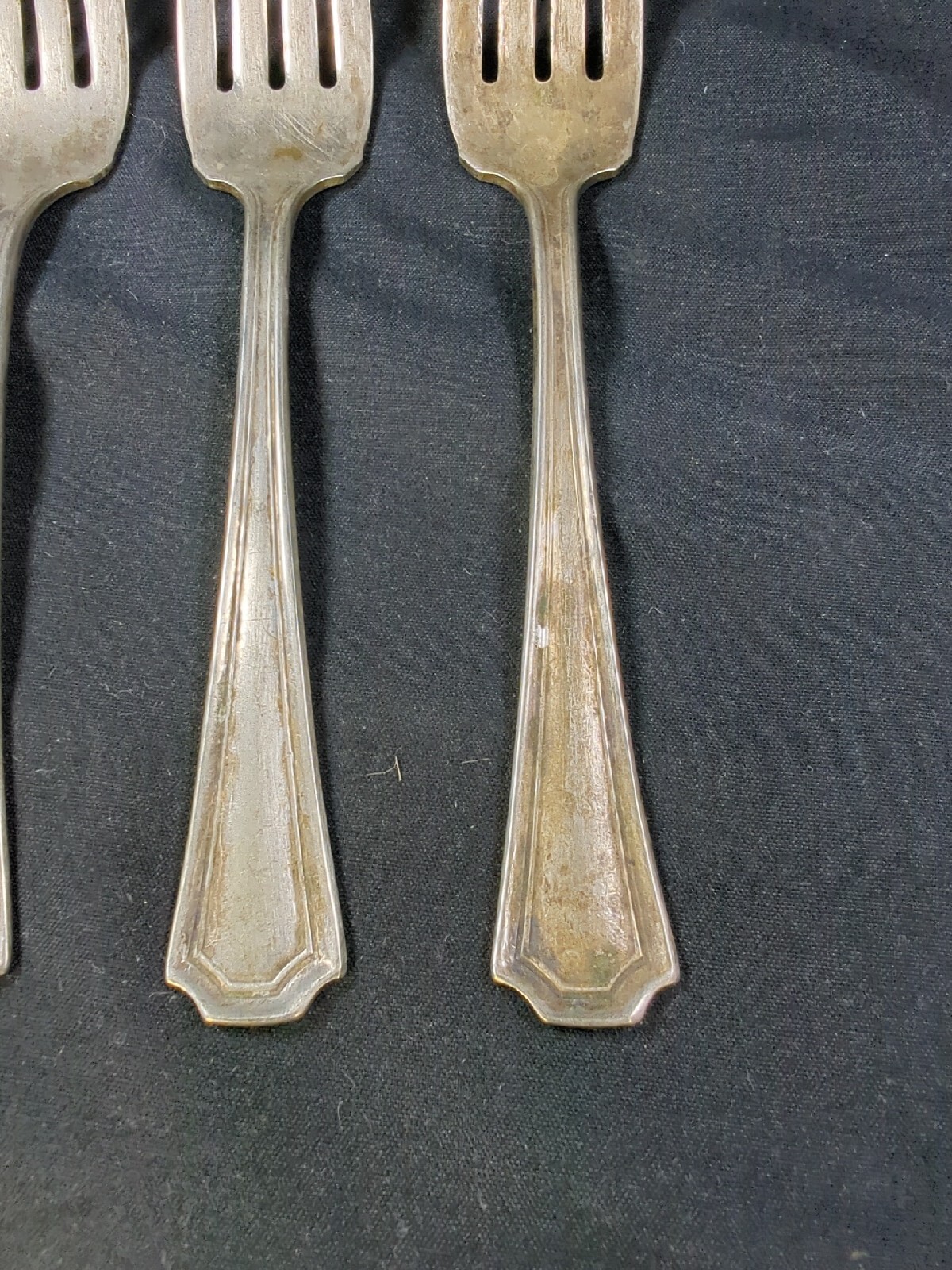 Vintage Forks Lot of 4 pcs. Of silverware National Silver Co NSC EPNS E ...