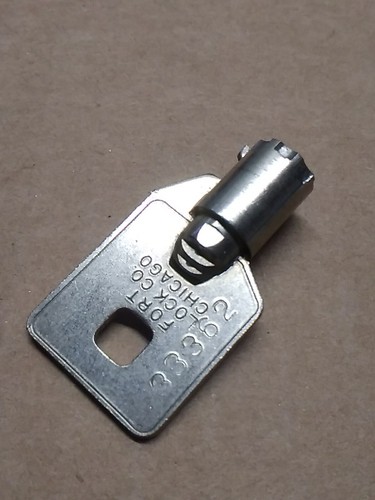 VENDING MACHINE SLOT TUBULAR BARREL KEY GEM FORT CHICAGO # 33362 | eBay