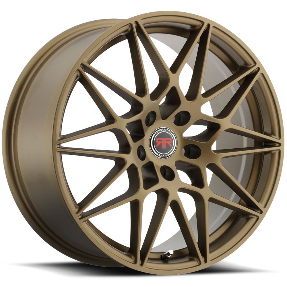 (Set of 4) Revolution Racing R11 20x8 5x4.5" +40mm Gold Wheels Rims 20 ...