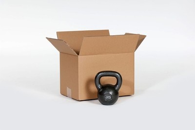 15 Boxes 12x12x8" Double Wall Shipping Boxes ECT-48 Kraft Packing ...