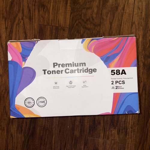 58A Toner Cartridge Black 2 Pack - NEW | eBay