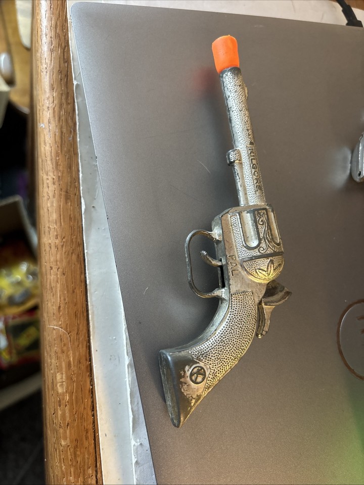 VINTAGE KILGORE "PAL" 5 1/2" 1960 DIE CAST Single Shot Cap Gun Replica ...