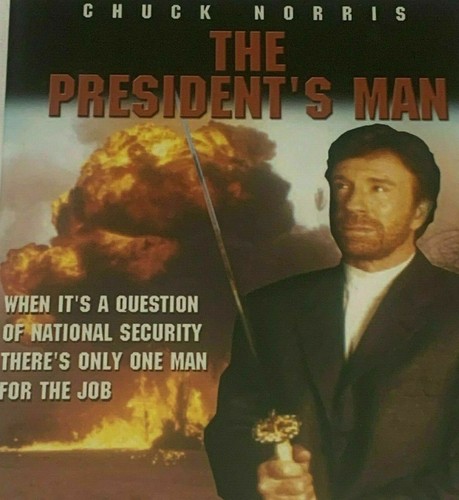 THE PRESIDENT'S MAN DVD - PRESIDENTS MEN - CHUCK NORRIS MOVIE - vgv ...