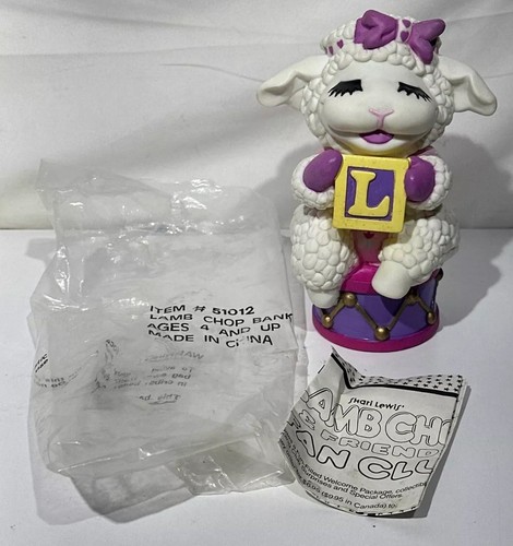 NEW in Bag Vintage 1993 Baby Lamb Chop Coin Bank Shari Lewis ...