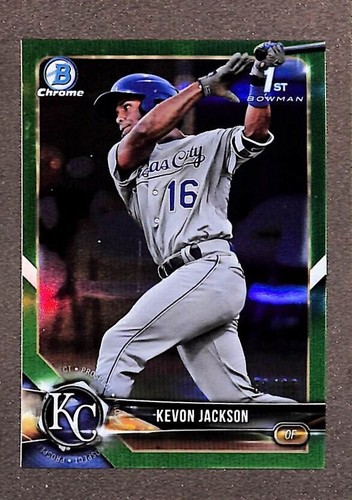 2018 Bowman Draft Chrome Green Refractor #BDC-83 Kevon Jackson /99 | eBay