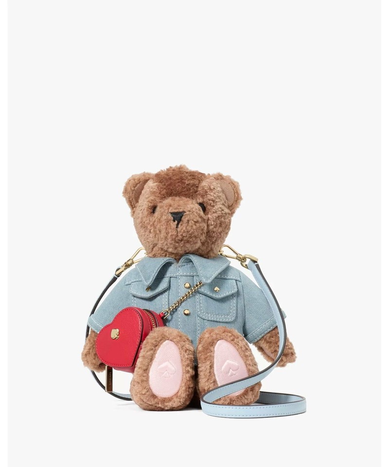 Kate Spade New York denim Bear 3D Teddy Bear Crossbody Bag New JPN | eBay