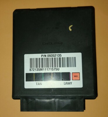 02 03 04 05 2003 2004 2005 GMC ENVOY BODY CONTROL MODULE BCM BCU ...