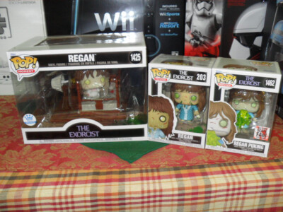 Funko Pop The Exorcist Regan In Bed Moment/Regan *Exclusive* Bundle New ...
