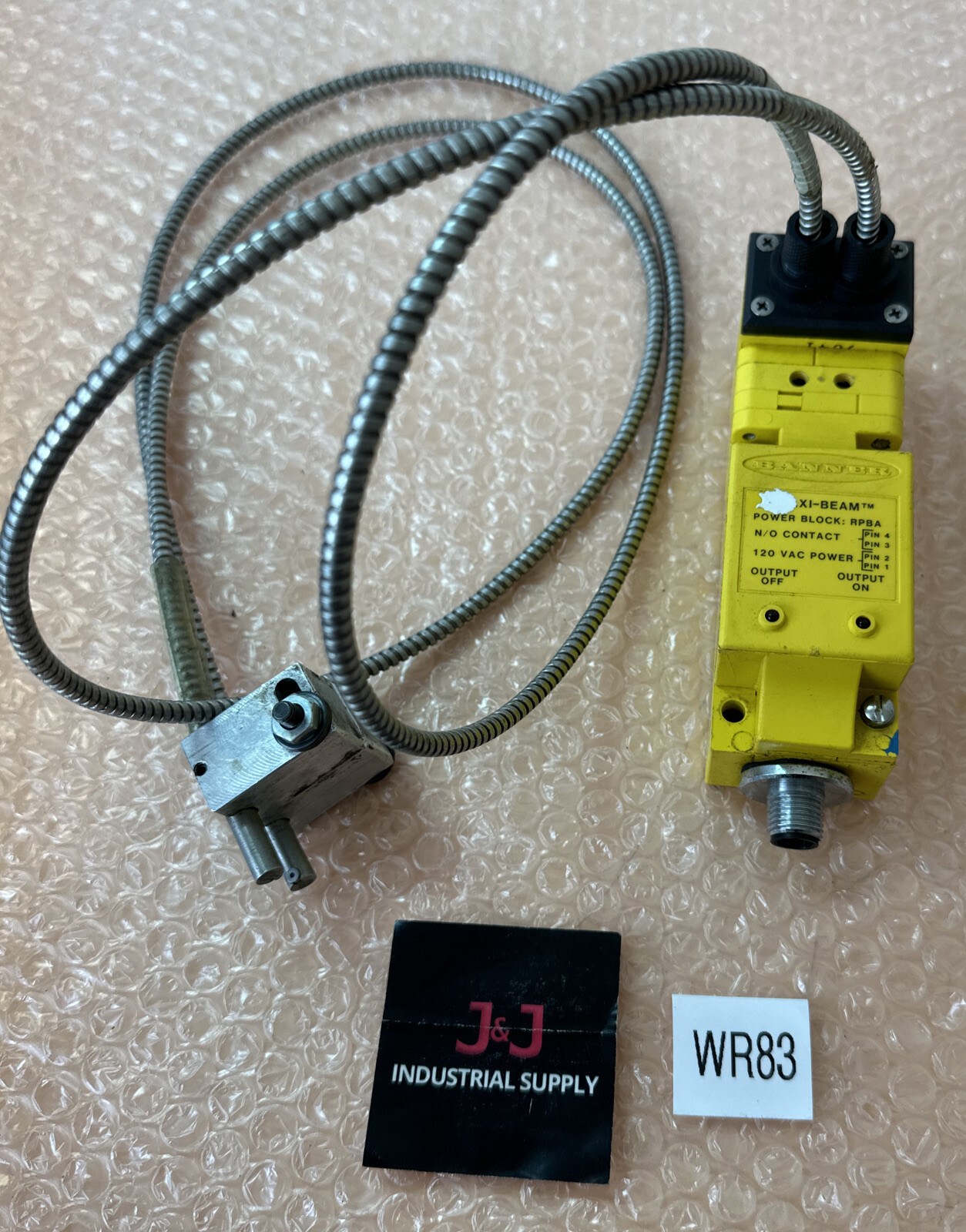 PREOWNED- Banner Maxi-Beam RSBF RLM5 RPBA N/O Contact 120VAC || FAST ...