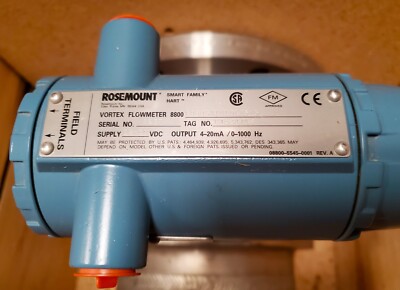 Rosemount 8800 8" Vortex Flow Meter | eBay