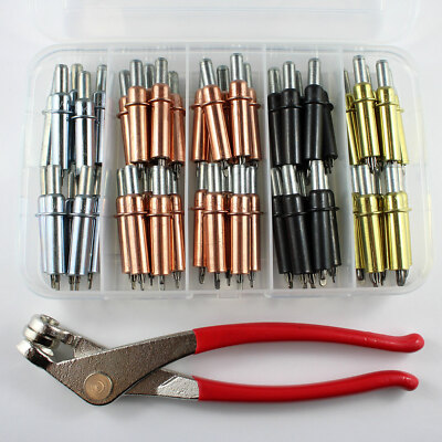 50 PIECE CLECO KIT INCL PLIERS & KWIK-LOK CLECOS - Sheet Metal Pins ...