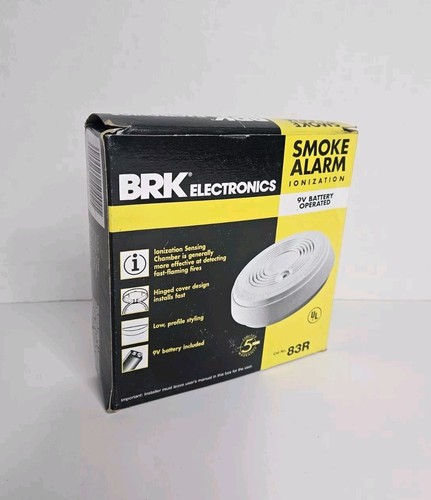 BRK Electronics Smoke Detector Alarm Ionization System Battery 83R New ...
